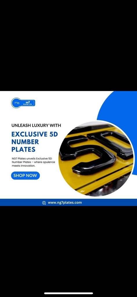 ZappAds: 3D 4D 5D NUMBER PLATES