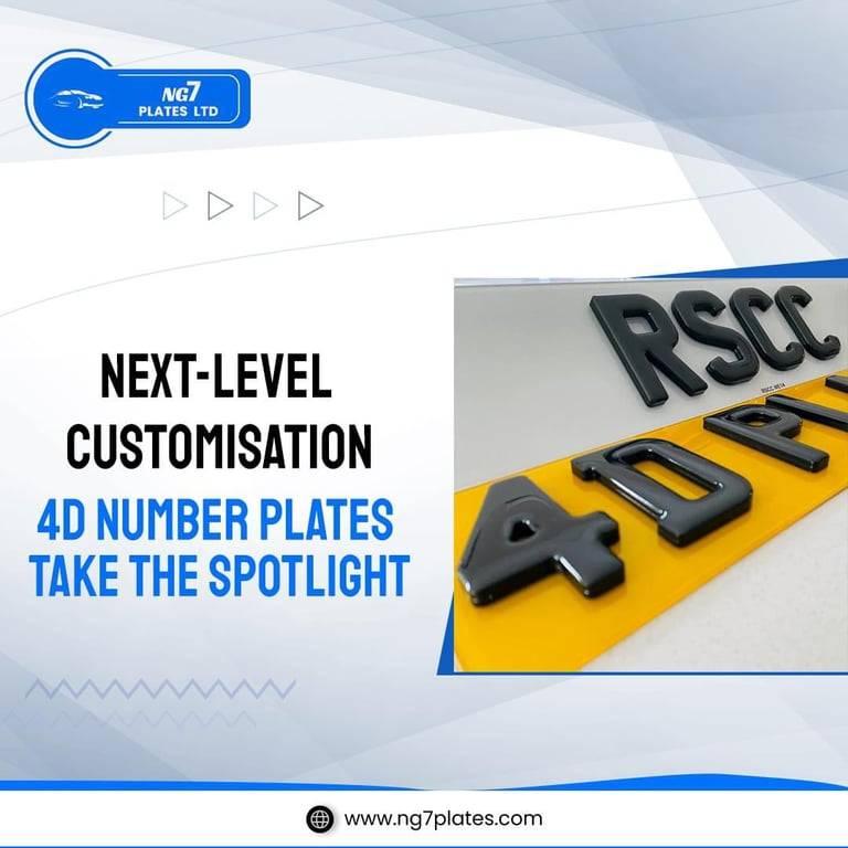 ZappAds: 3D 4D 5D NUMBER PLATES