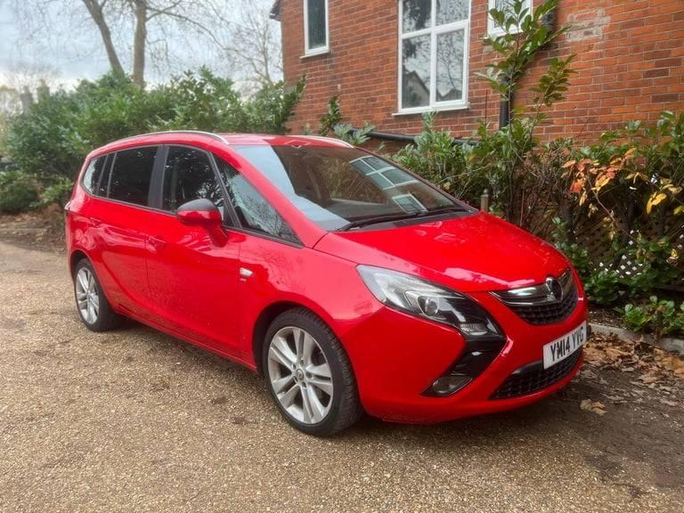 ZappAds: Vauxhall Zafira Tourer SRi 2.0 CDTi, 1 Owner, Red, Sat Nav, 7 ...