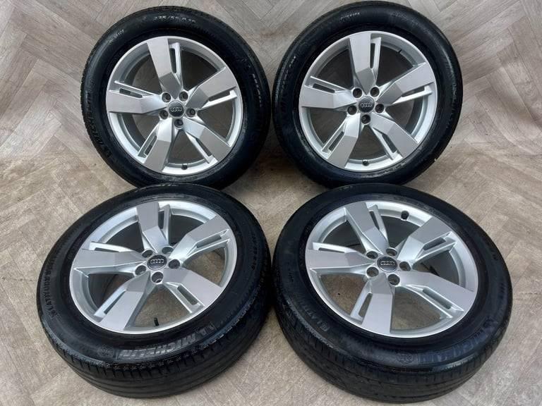 ZappAds: 19'' GENUINE AUDI Q5 5 SPOKE ALLOY WHEELS TYRES ALLOYS 5X112