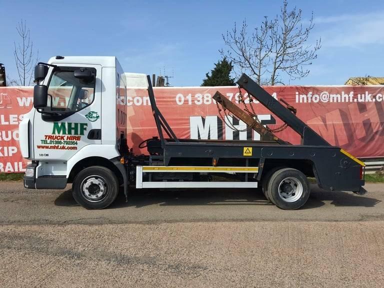 ZappAds: 2014 Renault Midlum 7.5 ton Skip Lorry Truck skip loader