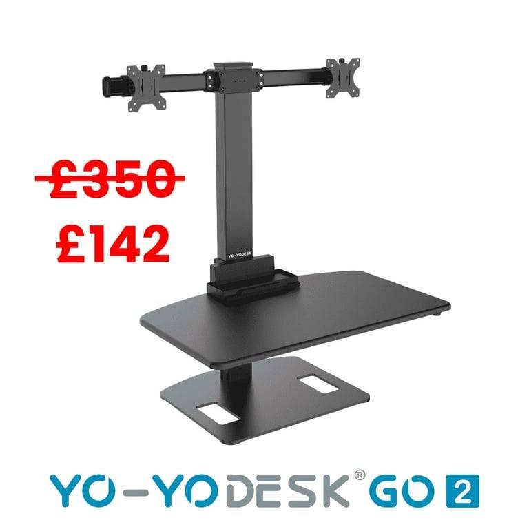 ZappAds: Height Adjustable Dual Monitor Stand, Laptop Stand + 27 inch ...