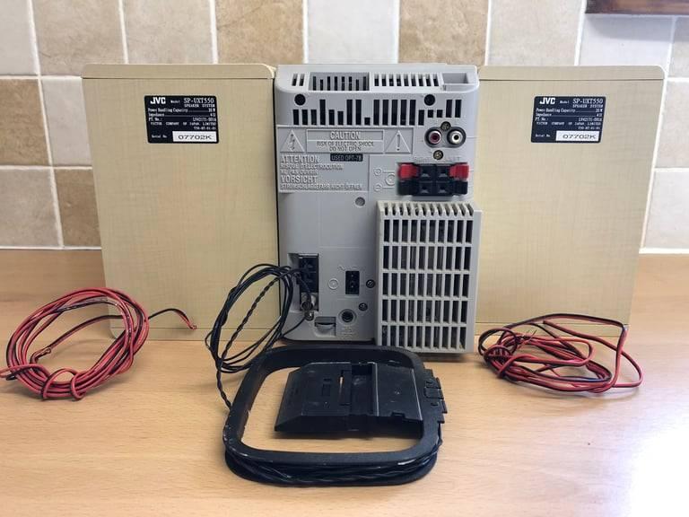 ZappAds: JVC micro hi fi system, model UX-T550.