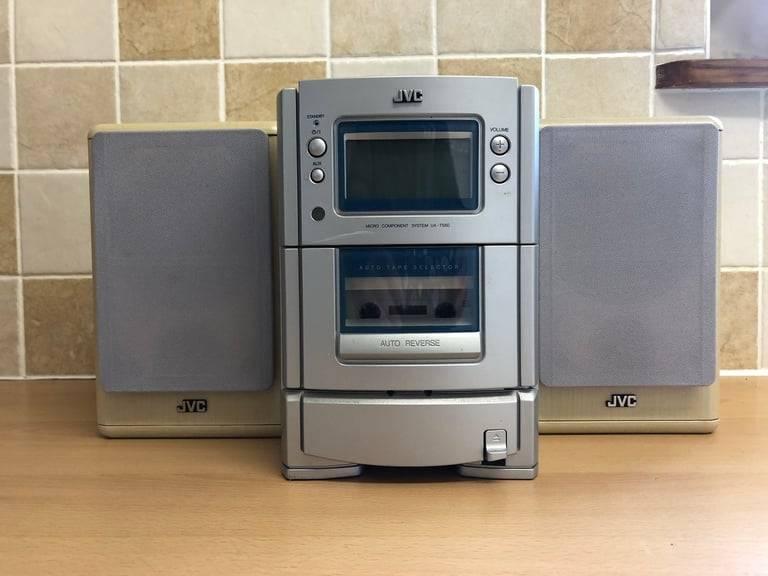 ZappAds: JVC micro hi fi system, model UX-T550.