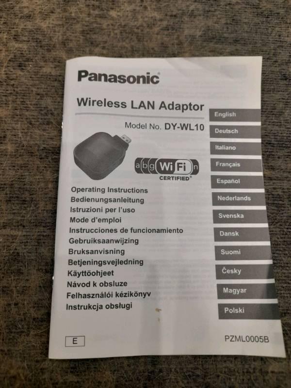 ZappAds: Panasonic DY-WL10 Wireless LAN Adaptor