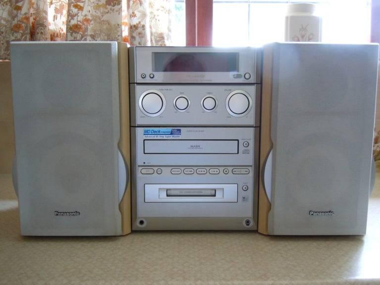 ZappAds: Panasonic Radio/CD/Minidisc Stereo System SA-PM30MD Please ...