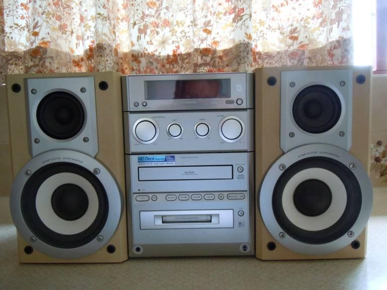 ZappAds: Panasonic Radio/CD/Minidisc Stereo System SA-PM30MD Please ...