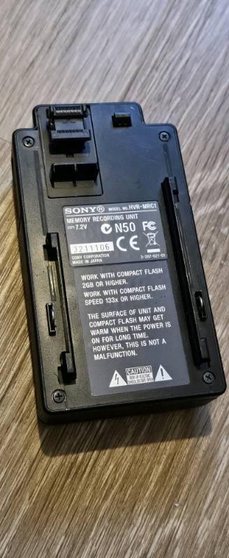 ZappAds: Sony HVR MRC1 Tapeless Memory Recording Unit + HVRA CR1 iLink ...